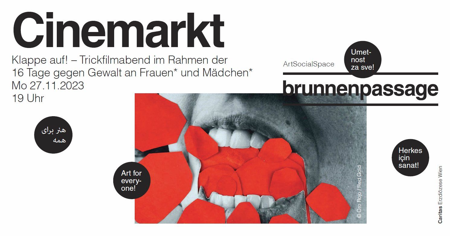 Klappe auf! Trickfilmabend anlässlich 16 Tage gegen Gewalt an Frauen ...